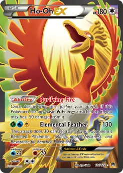 Full Art Ho-Oh EX #121 | BREAKpoint | CardGrader
