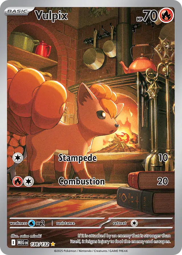 Vulpix #138 | Mega Evolution | CardGrader
