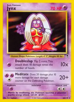 Jynx Reverse Holo #26 | Legendary Collection | CardGrader