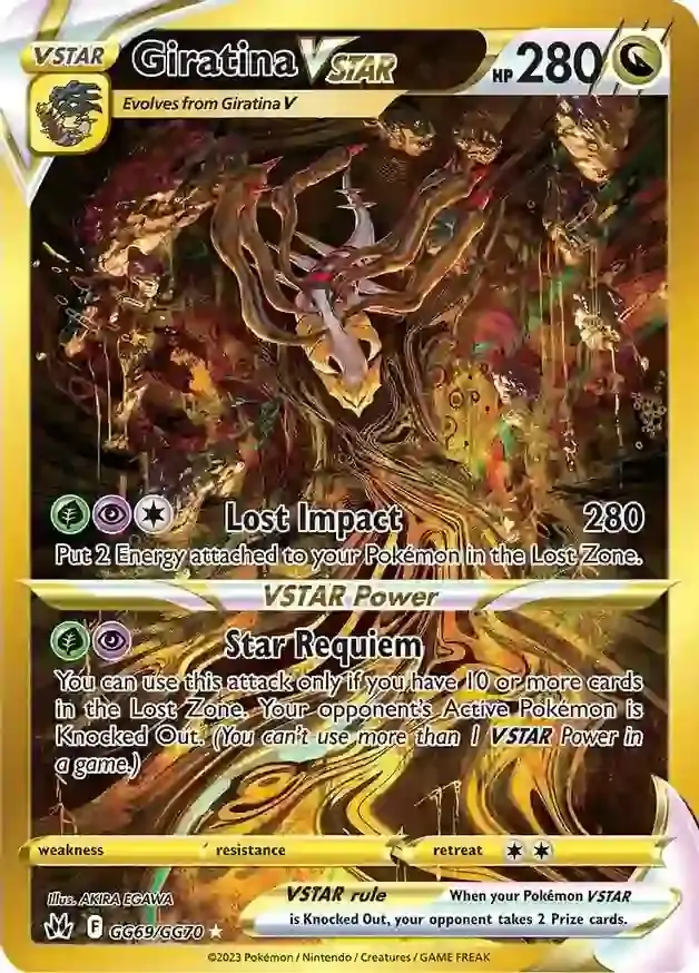 Giratina VSTAR #GG69 | Crown Zenith | CardGrader