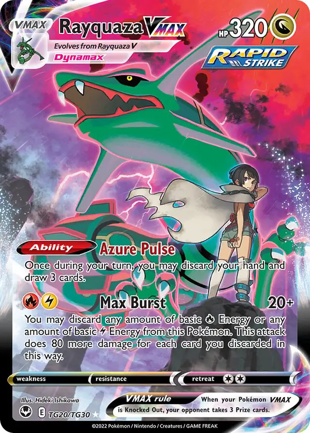 Rayquaza VMAX #TG20 | Silver Tempest | CardGrader