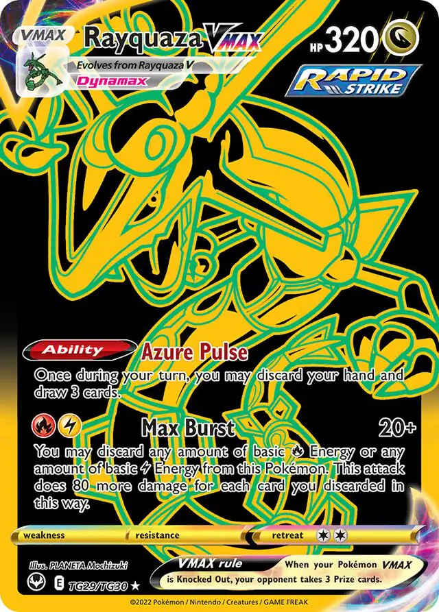 Rayquaza VMAX #TG20 | Silver Tempest | CardGrader