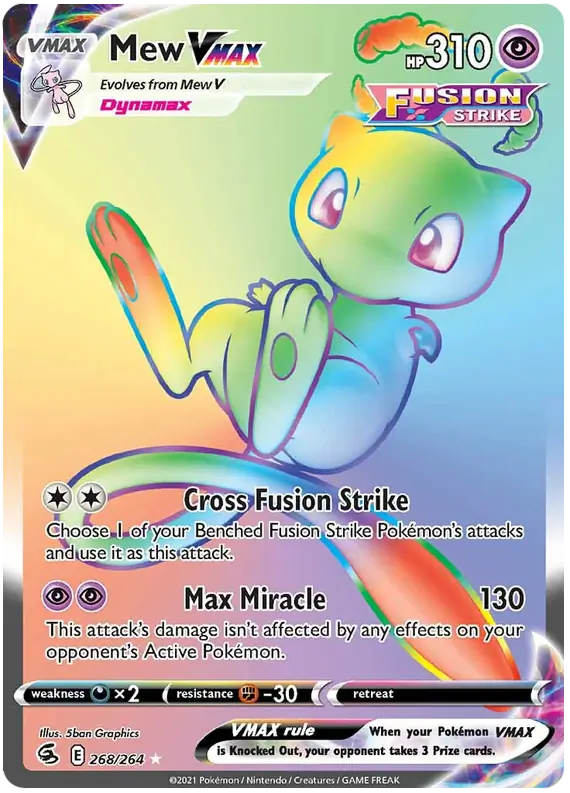 Mew VMAX #269 | Fusion Strike | CardGrader