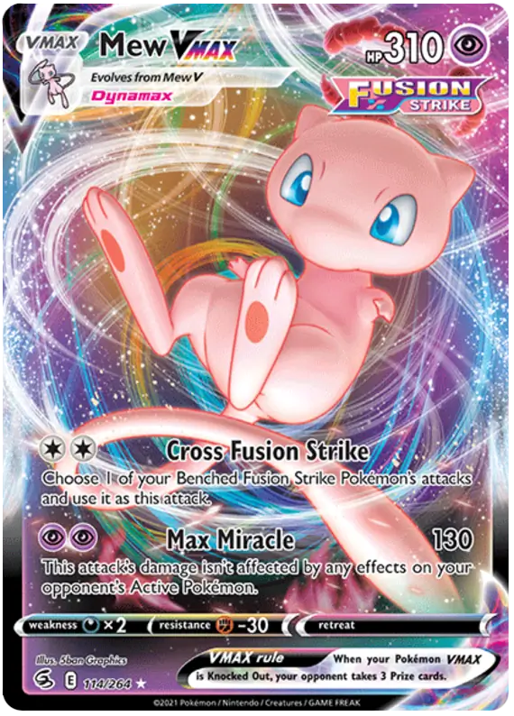 Mew VMAX #269 | Fusion Strike | CardGrader